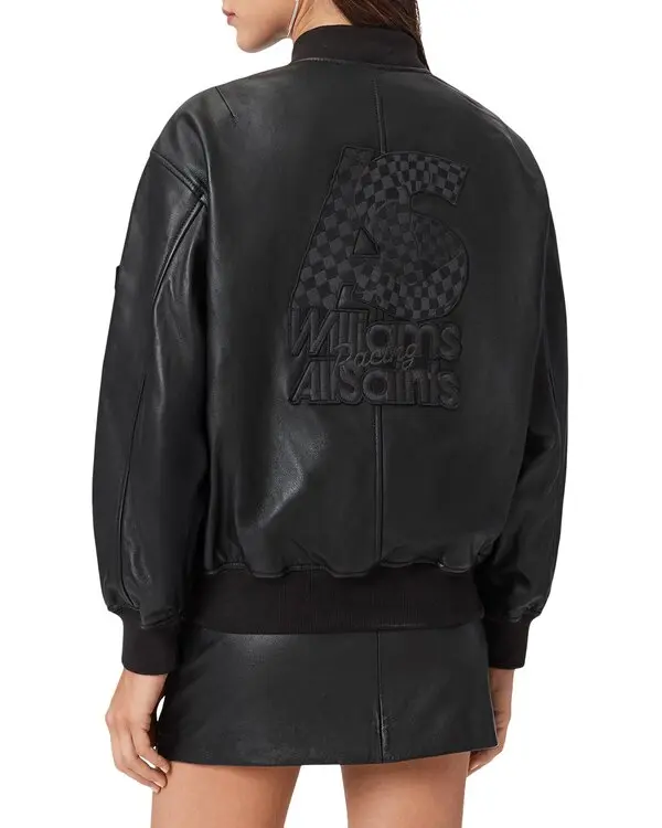 ALLSAINTS Belle Leather Bomber Jacket