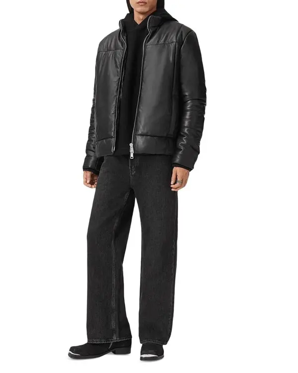 ALLSAINTS Furse Leather Puffer Jacket