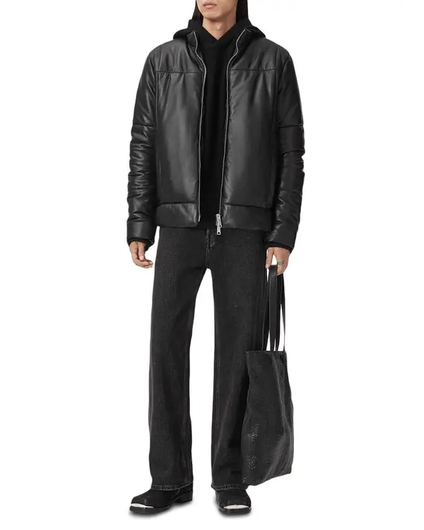 ALLSAINTS Furse Leather Puffer Jacket