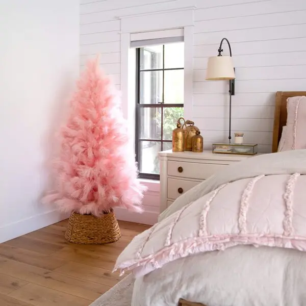 NEARLY NATURAL Artificial Pampas Grass 6' Christmas Tree