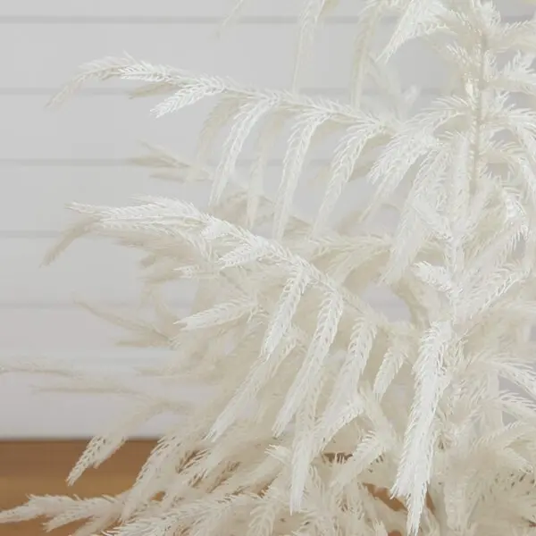 NEARLY NATURAL Artificial Real Touch Norfolk Island Pine 4' Christmas Tree With Natural Look
