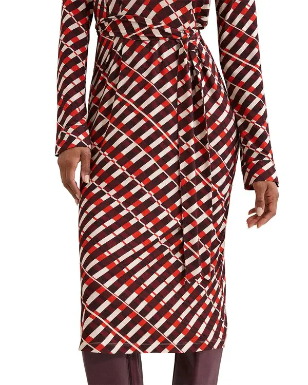 PHASE EIGHT Check Midi Dress