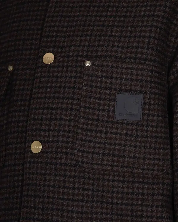 Carhartt Work In Progress Houndstooth Jacket - Lowis Houndst,vitola Heat