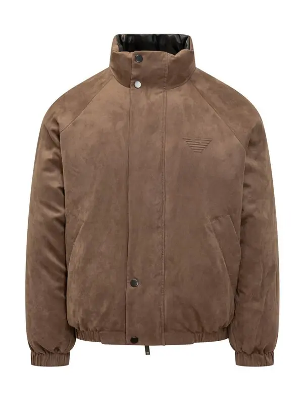 Emporio Armani Suede-effect Jacket