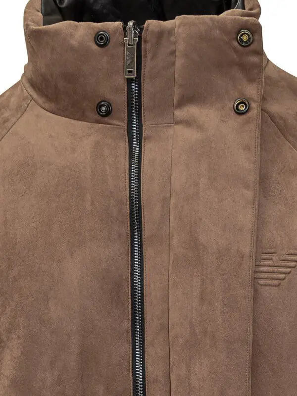 Emporio Armani Suede-effect Jacket