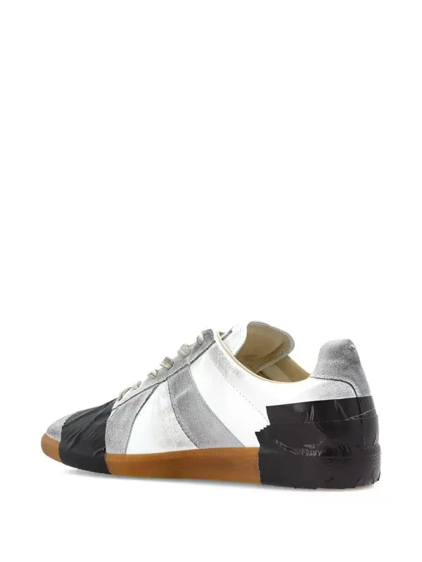MAISON MARGIELA Panelled Lace-up Sneakers - White