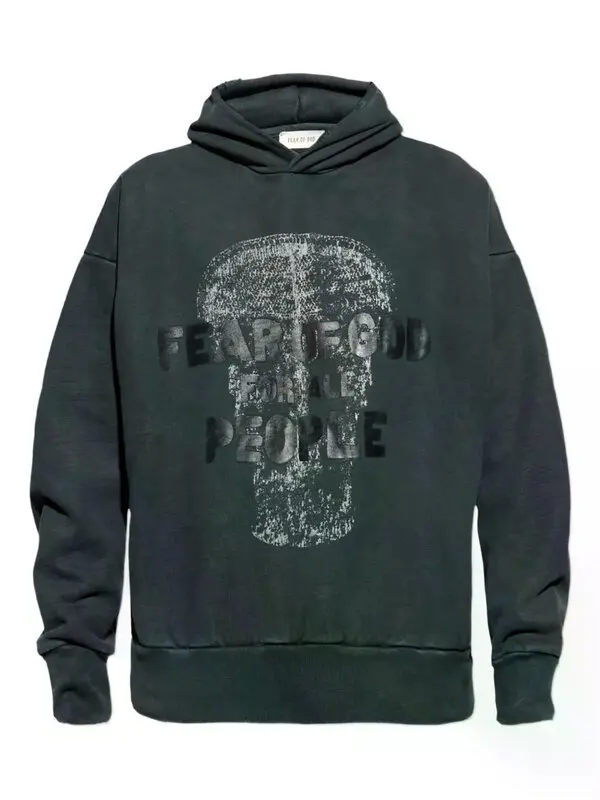 Fear Of God Graphic-print Hoodie - Grey