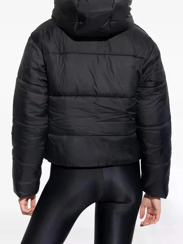 Nike Hooded Quilted Jacket - Black