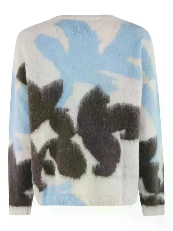 ROBERTO COLLINA Ikebana Intarsia Sweater