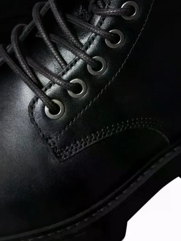 Calvin Klein 50mm Lace-up Leather Boots