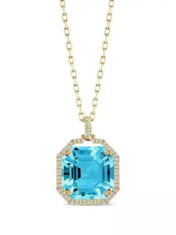 Goshwara 18k Topaz And Diamond Necklace - Gold