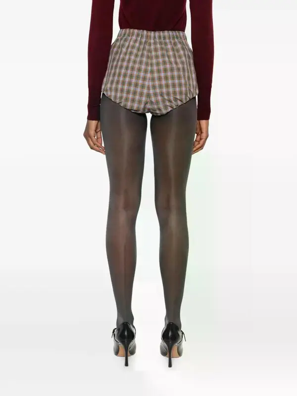 MERYLL ROGGE Plaid Check Shorts