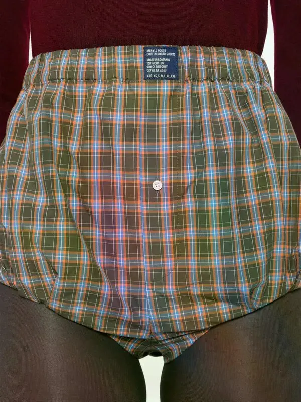 MERYLL ROGGE Plaid Check Shorts