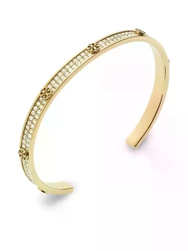 Tory Burch Icon Pavé Cuff Bracelet