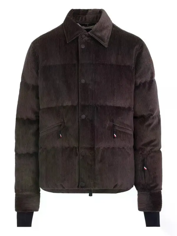 Moncler Corduroy Feather Down Coat