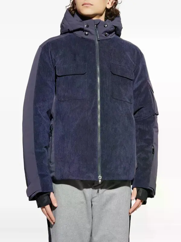 Bogner Corduroy Hooded Jacket - Blue