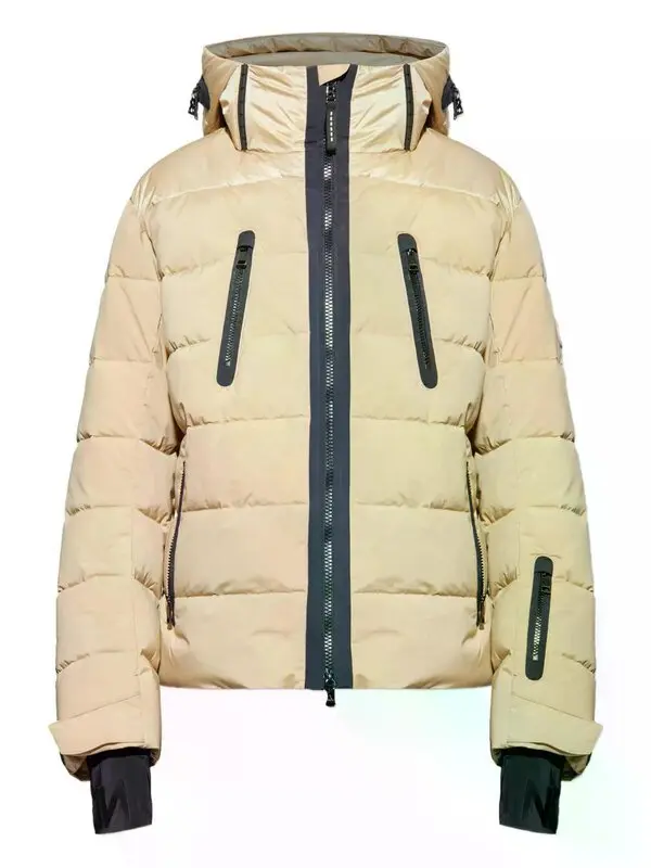 Bogner Hooded Zipped Padded Jacket - Neutrals