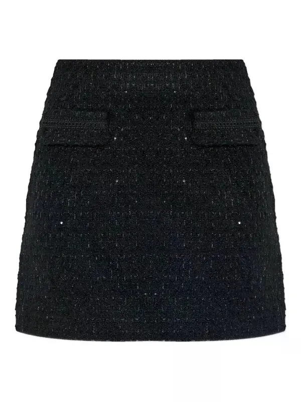 GESTUZ Tweed Mini Skirt