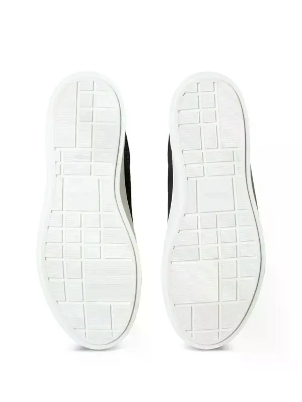 Calvin Klein Logo-debossed Leather Sneakers