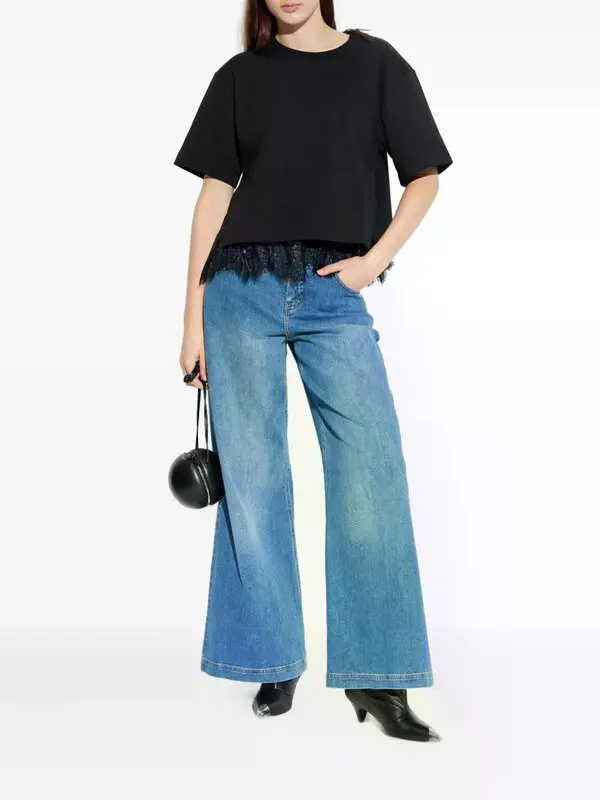 Munthe Lace-trim T-shirt