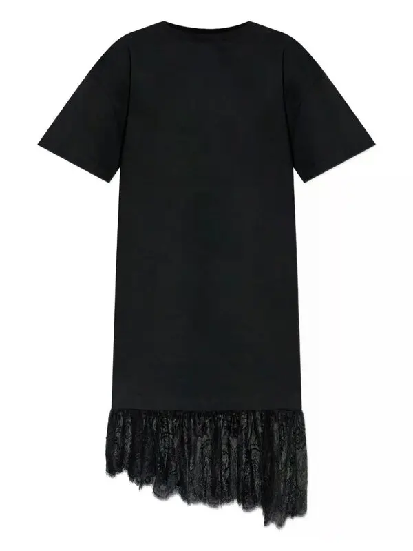 Munthe Lace-trimmed T-shirt Dress - Black