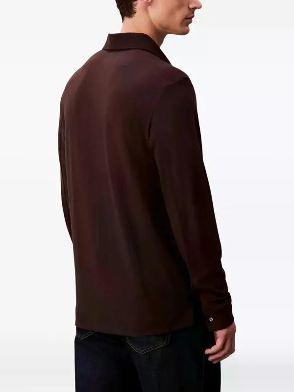 Calvin Klein Long-sleeved Polo Shirt