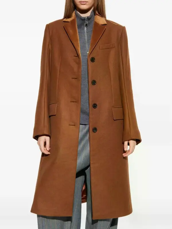 Marni Single-breasted Wool Coat