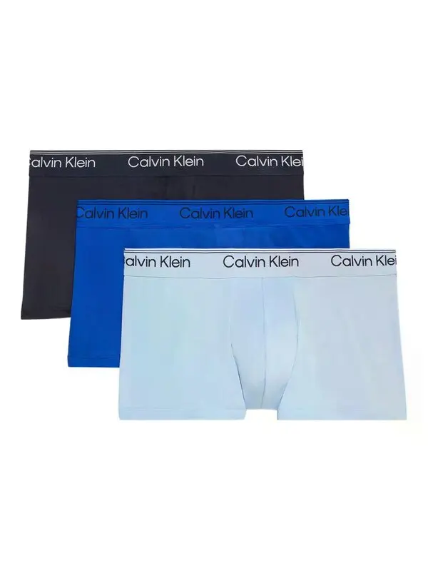 Calvin Klein Logo-waistband Boxers - Blue