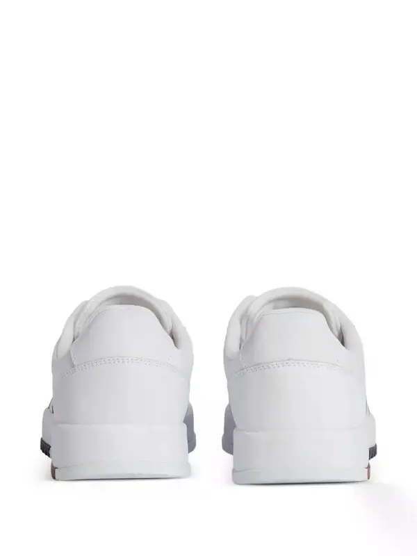 Tommy Hilfiger Perforated-detail Low Top Sneakers - White