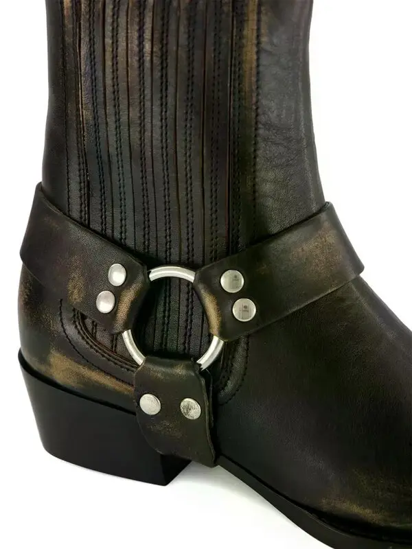 Paris Texas 35mm Helena Strap-detail Ankle Boots