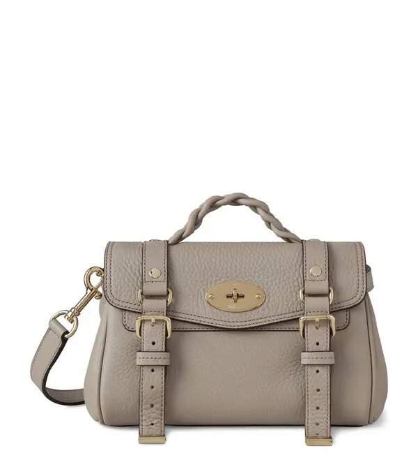 Mulberry Mini Leather Top-handle Satchel - Neutral