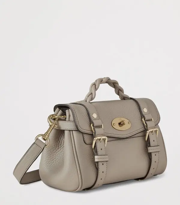 Mulberry Mini Leather Top-handle Satchel - Neutral