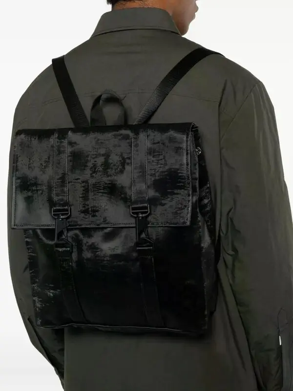 Rains Debossed-logo Mini Backpack