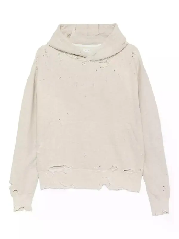 KURO Distressed-effect Hoodie