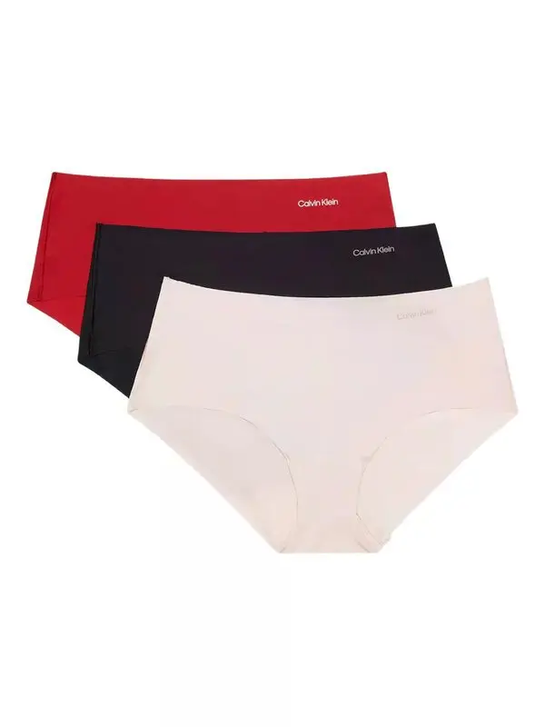 Calvin Klein Logo-print Briefs - Neutrals