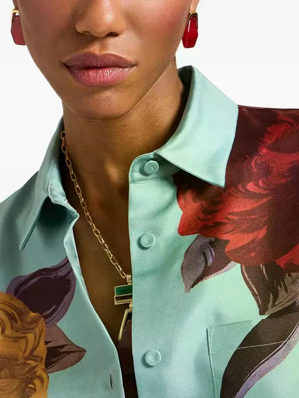 La DoubleJ Floral Print Shirt
