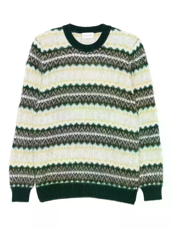 SCAGLIONE Striped Crewneck Sweater