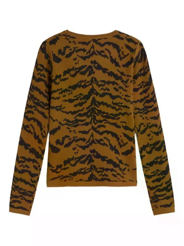 Essentiel Antwerp Animal Print Long Sleeve Top