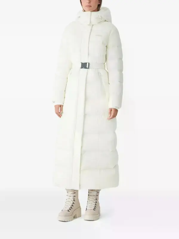 Mackage Calina-city Hooded Belted Coat - Neutrals