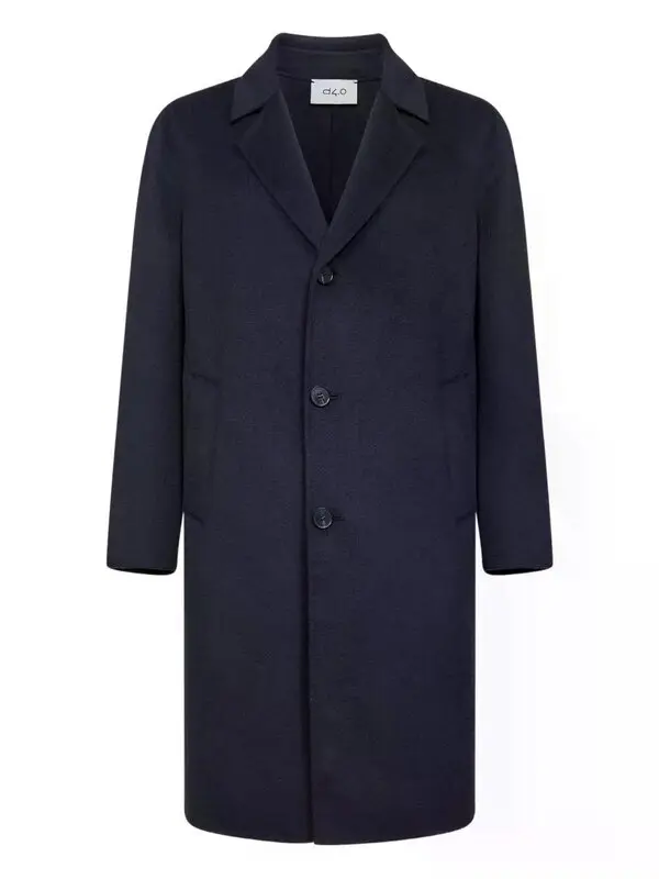 D4.0 Lapel Three-button Coat - Blue