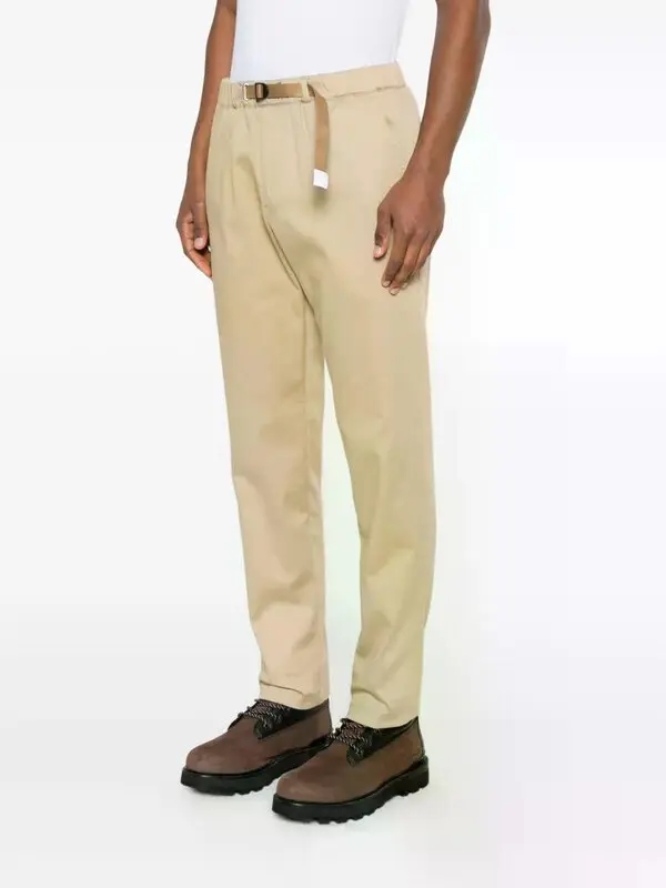 WHITE SAND Belted Trousers