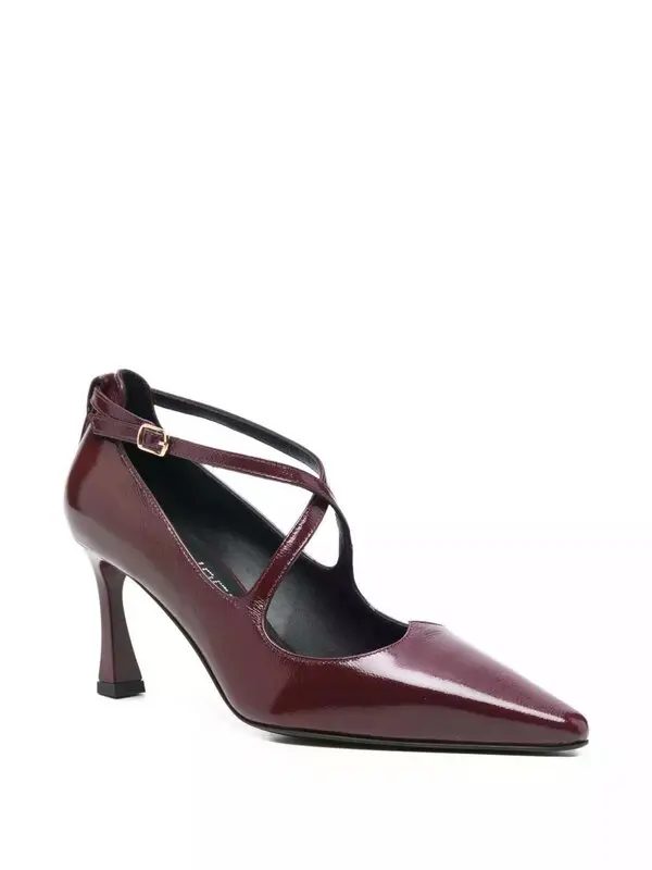 JULIE DEE 75mm Criss-cross Strap Pumps