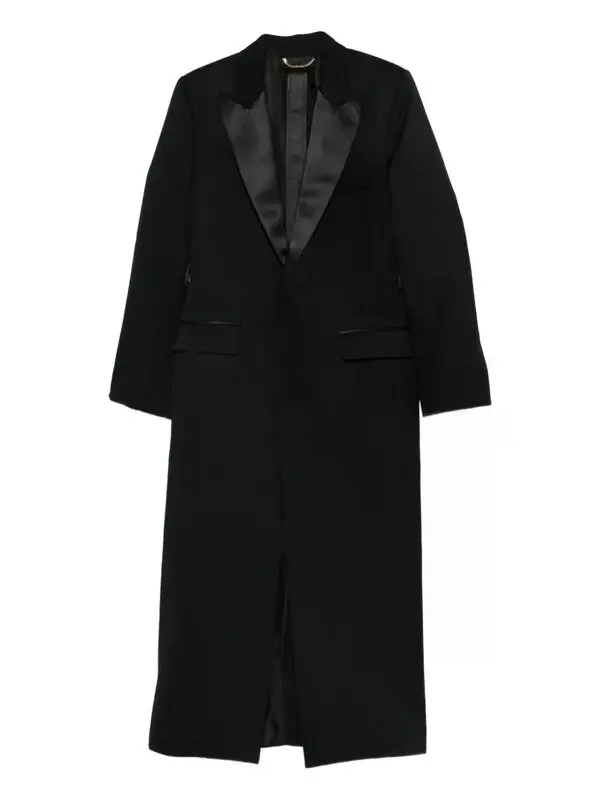 Victoria Beckham Shawl-lapel Slit Coat