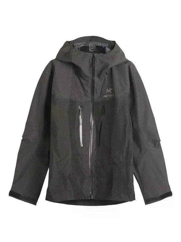 Arc'teryx Alpha Hooded Zip-up Jacket - Grey