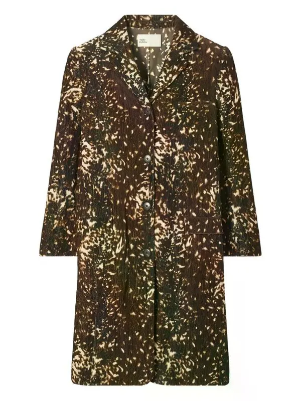 Tory Burch Velvet Long Coat
