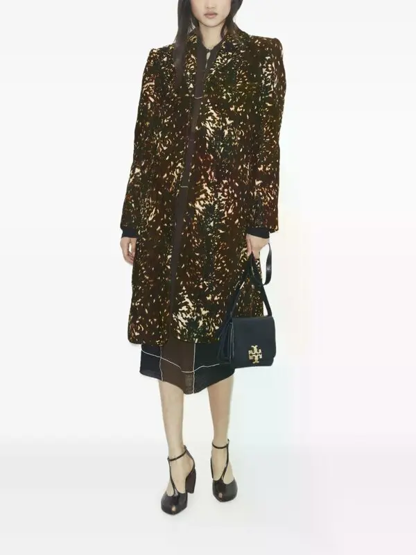 Tory Burch Velvet Long Coat