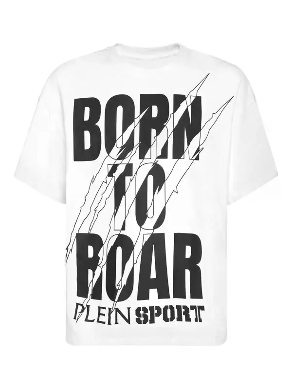 PLEIN SPORT Print Crew-neck T-shirt