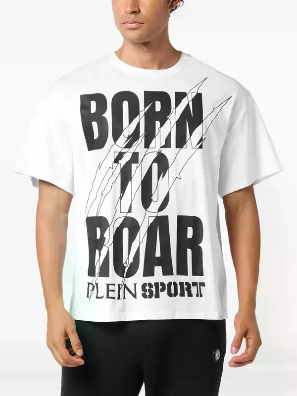 PLEIN SPORT Print Crew-neck T-shirt