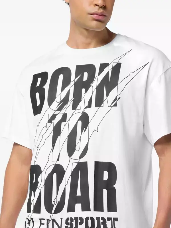 PLEIN SPORT Print Crew-neck T-shirt