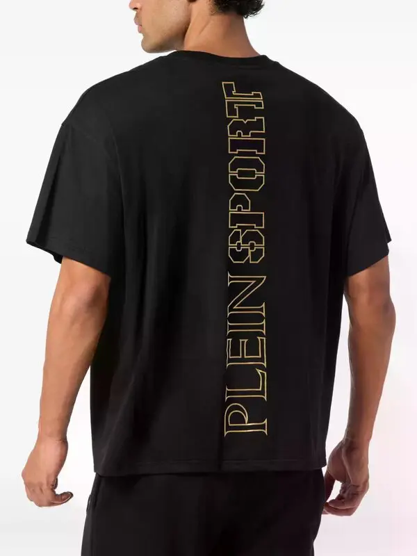 PLEIN SPORT Scratch-logo T-shirt